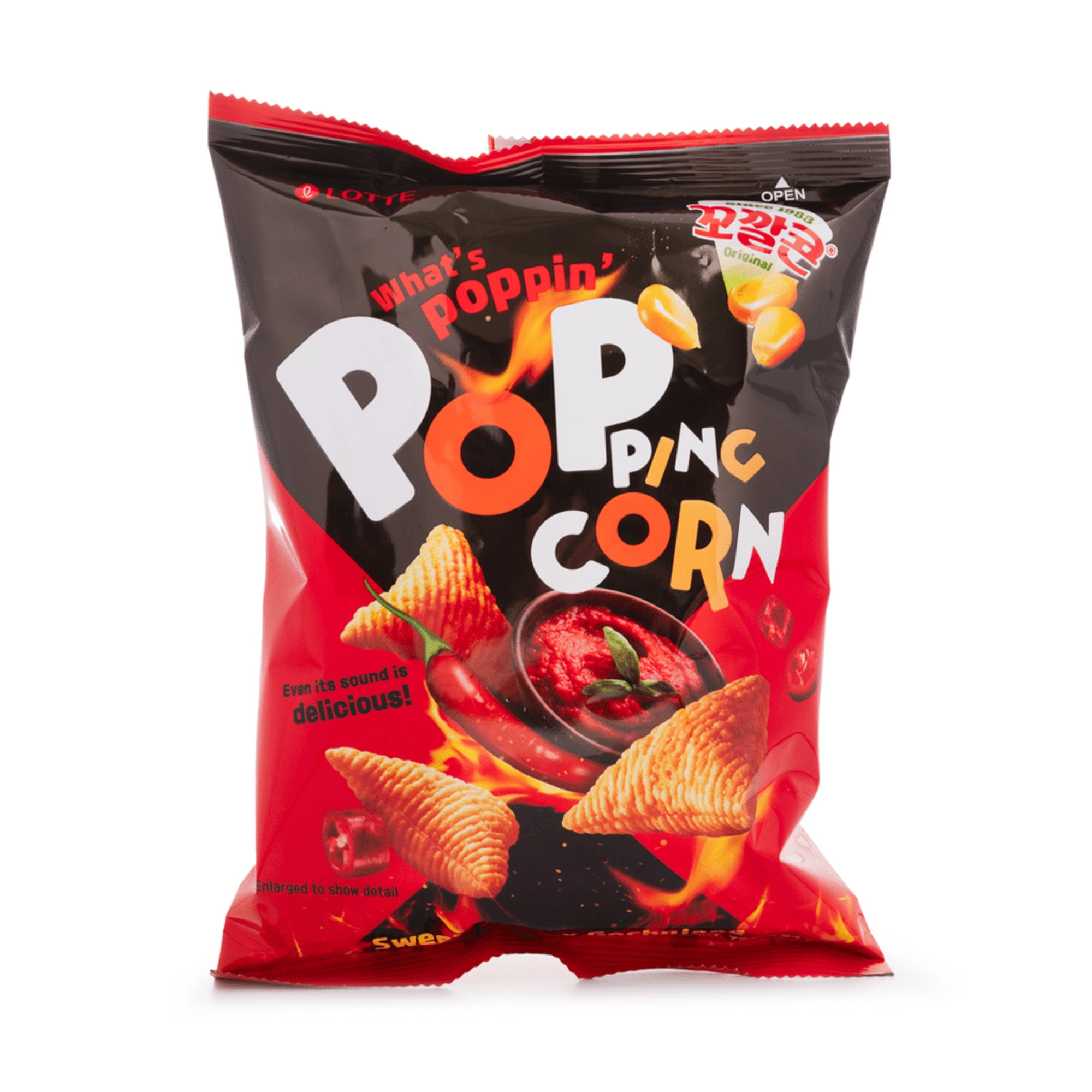 Lotte Popping Corn Chips Gochujang Flavor - Walmart.com