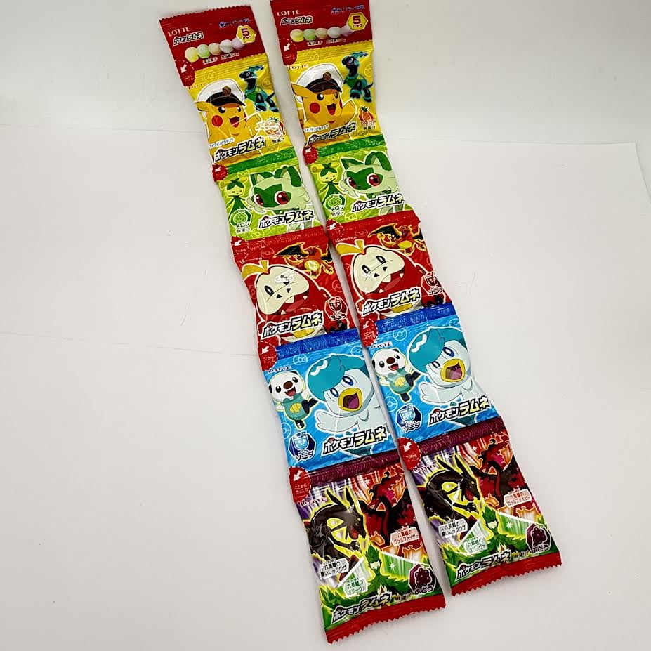 Lotte x Pokémon Ramune Candy 5 packs x 12g - Walmart.com