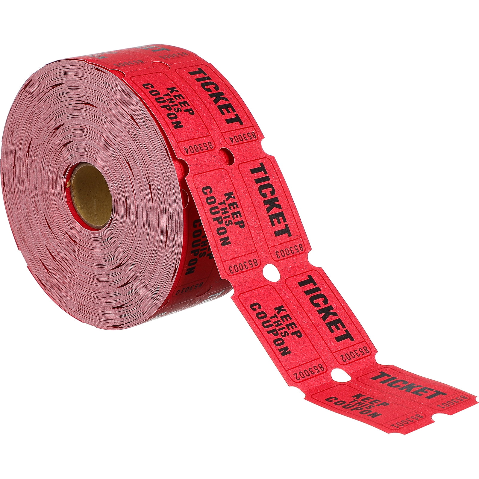 1 Roll of Raffle Tickets Amusement Park Universal Tickets Label Roll ...