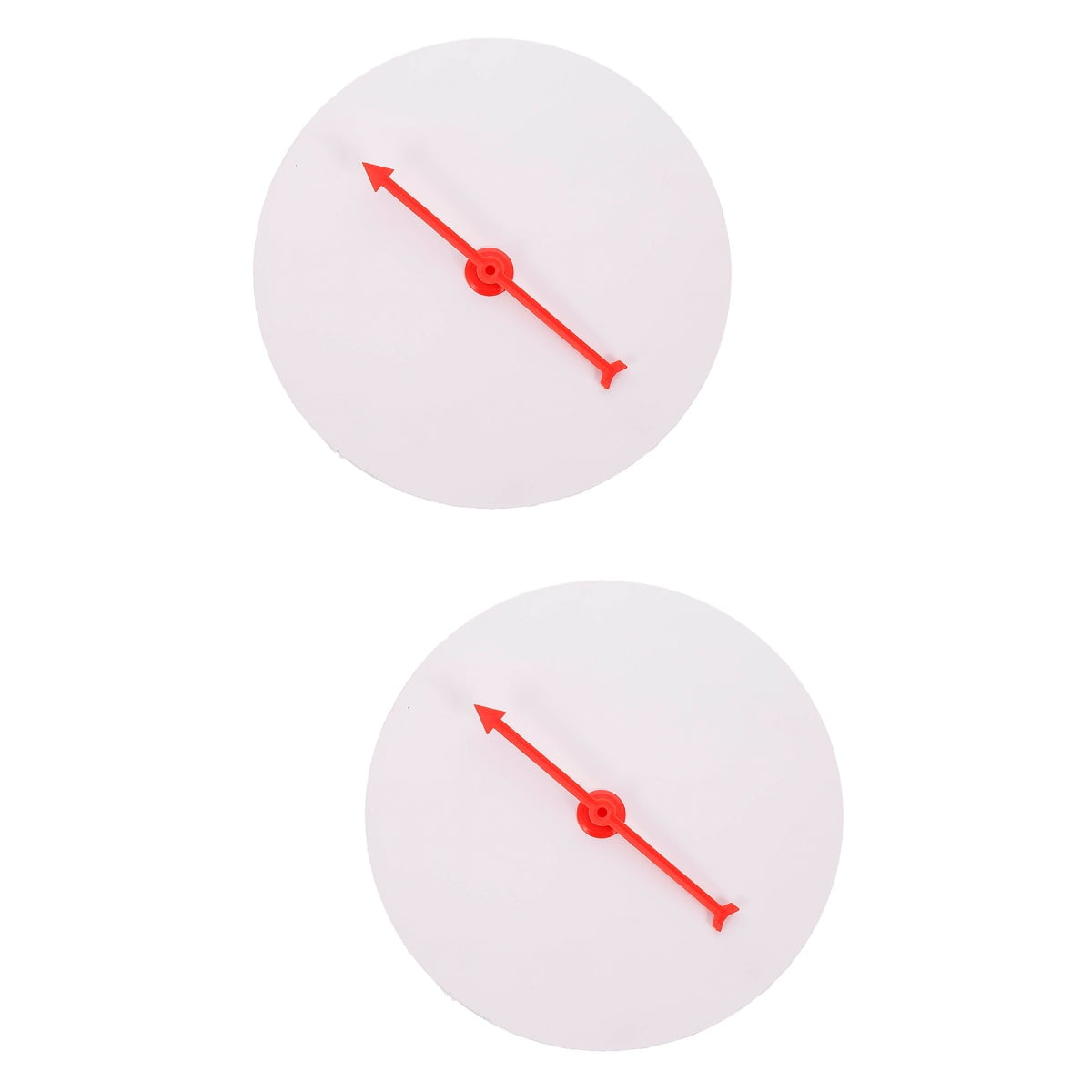 Lottery Turntable 2 Pieces Party Prize Wheel Draw Foam Plastic White ...