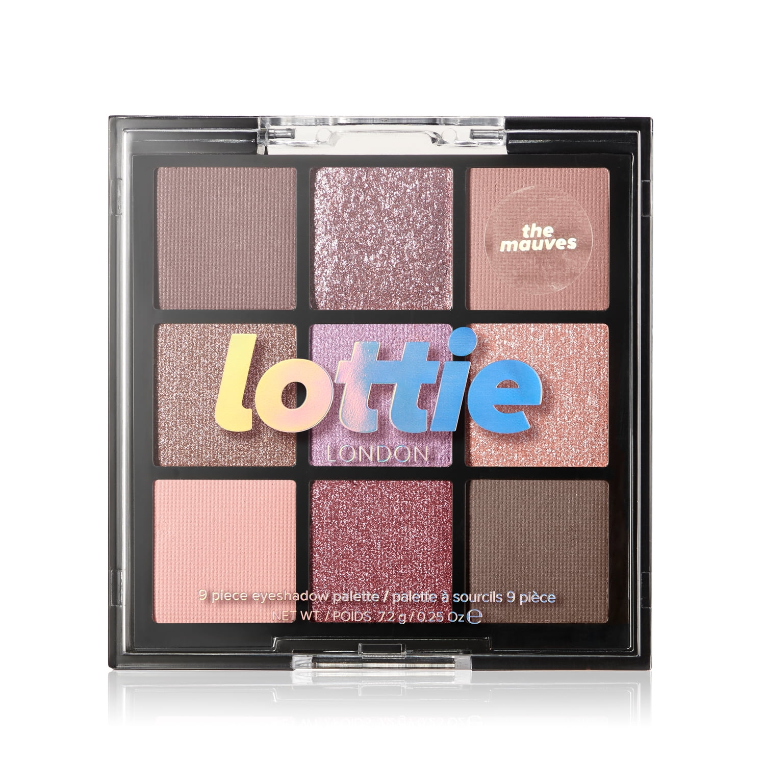 Lottie London Eyeshadow Palette The Mauves, 9 Pan Eyeshadow Palette ...