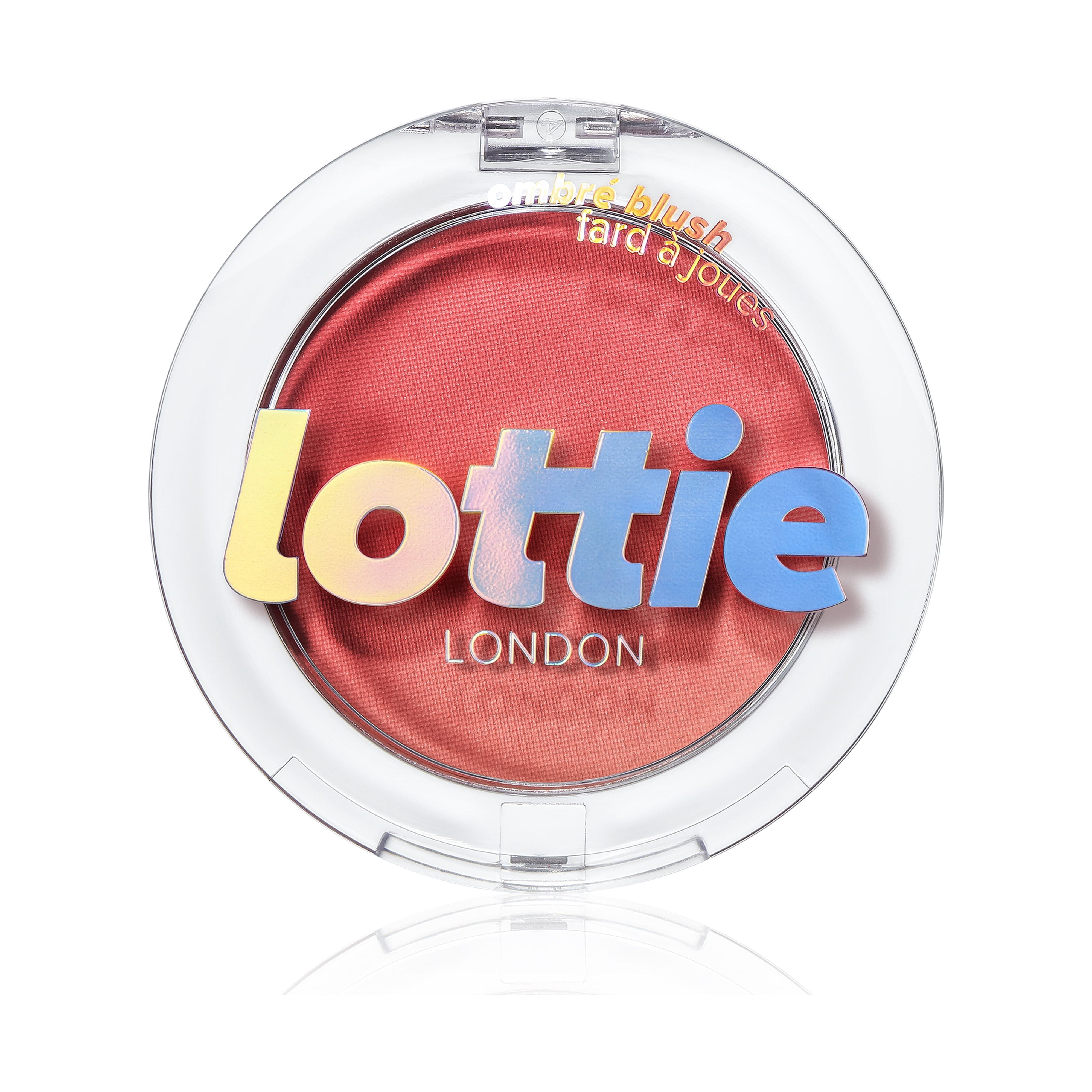 Lottie London Ombre Powder Blush, 100% Vegan, Red Hot - Walmart.com
