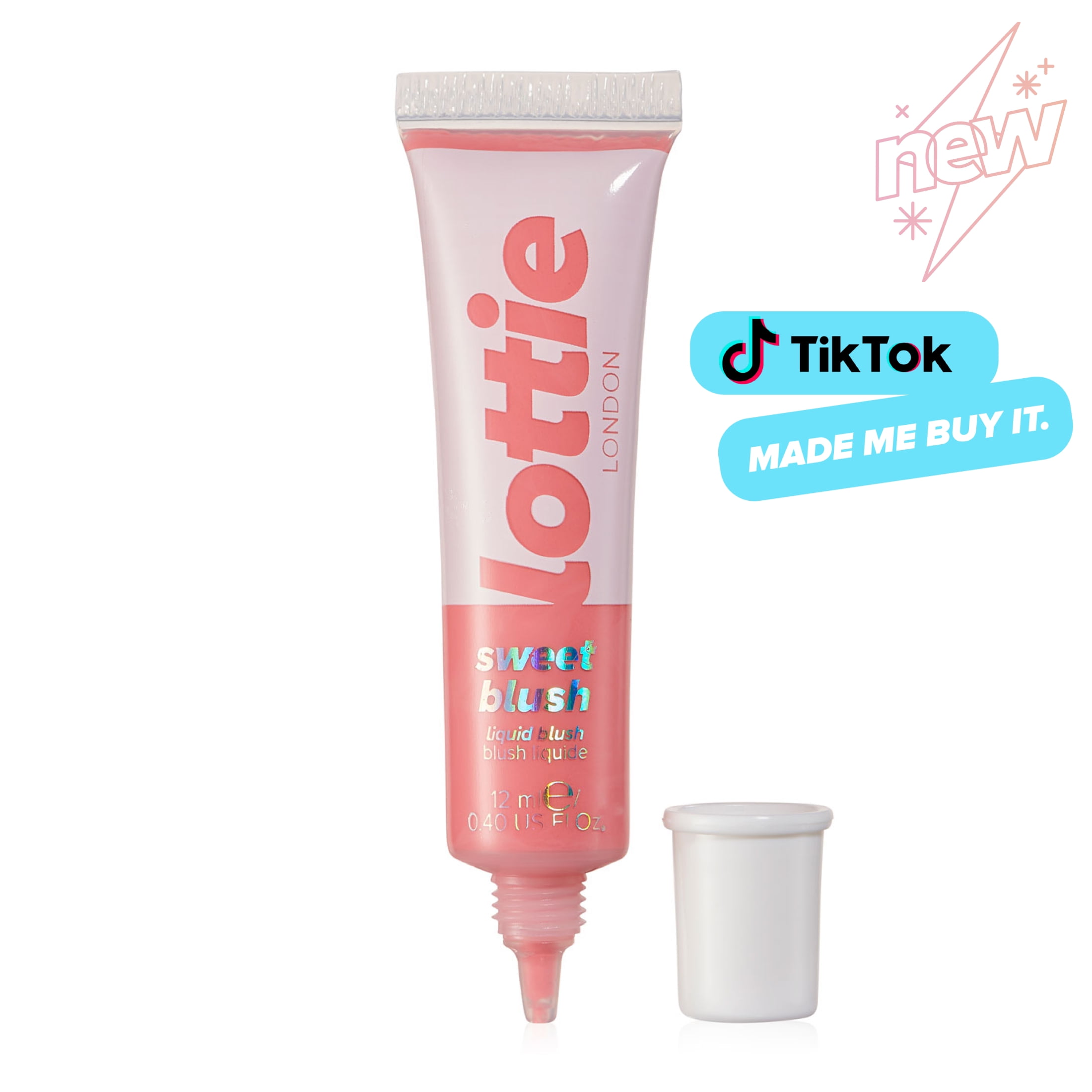 Lottie London Sweet blush, Lightweight Liquid Blush, Blushing Pink,12 ...