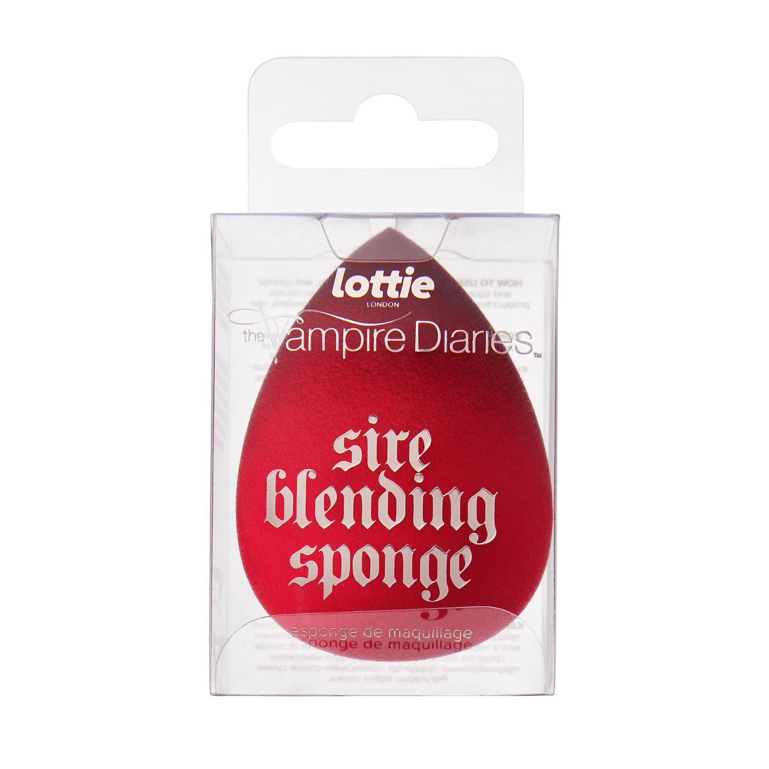 Lottie London x Vampire Diaries Blending Sponge, 100% Vegan, Makeup ...