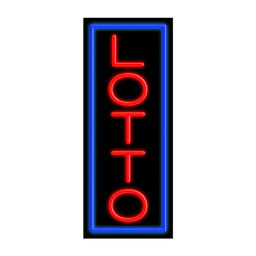 Lotto-Glass Neon Sign Made in USA - Walmart.com
