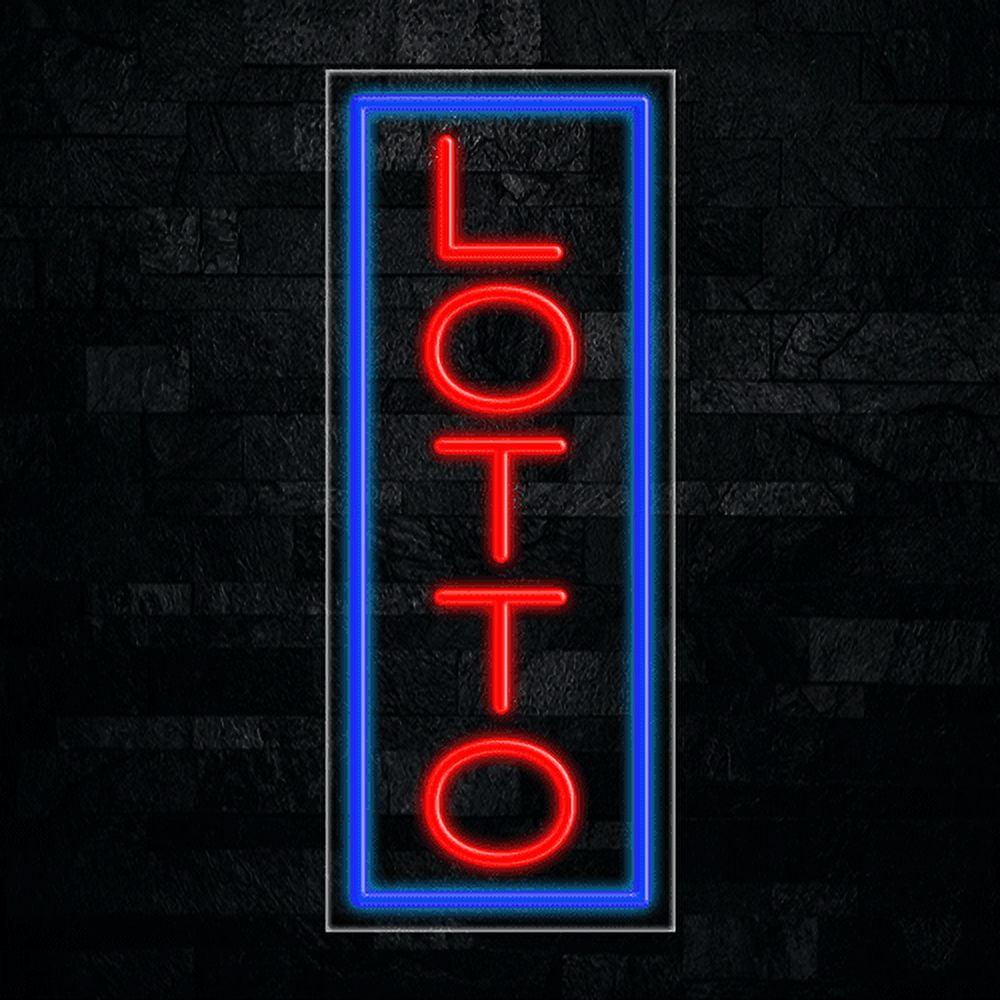 Lotto LED Neon Sign 12"L x 30"H #31586 - Walmart.com