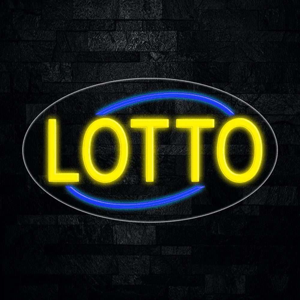 Lotto LED Neon Sign 28"L x 16"H #34241 - Walmart.com