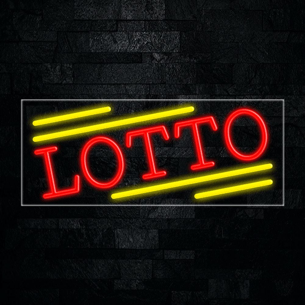 Lotto-LED Neon Sign 30"L x 12"H #30827 - Walmart.com