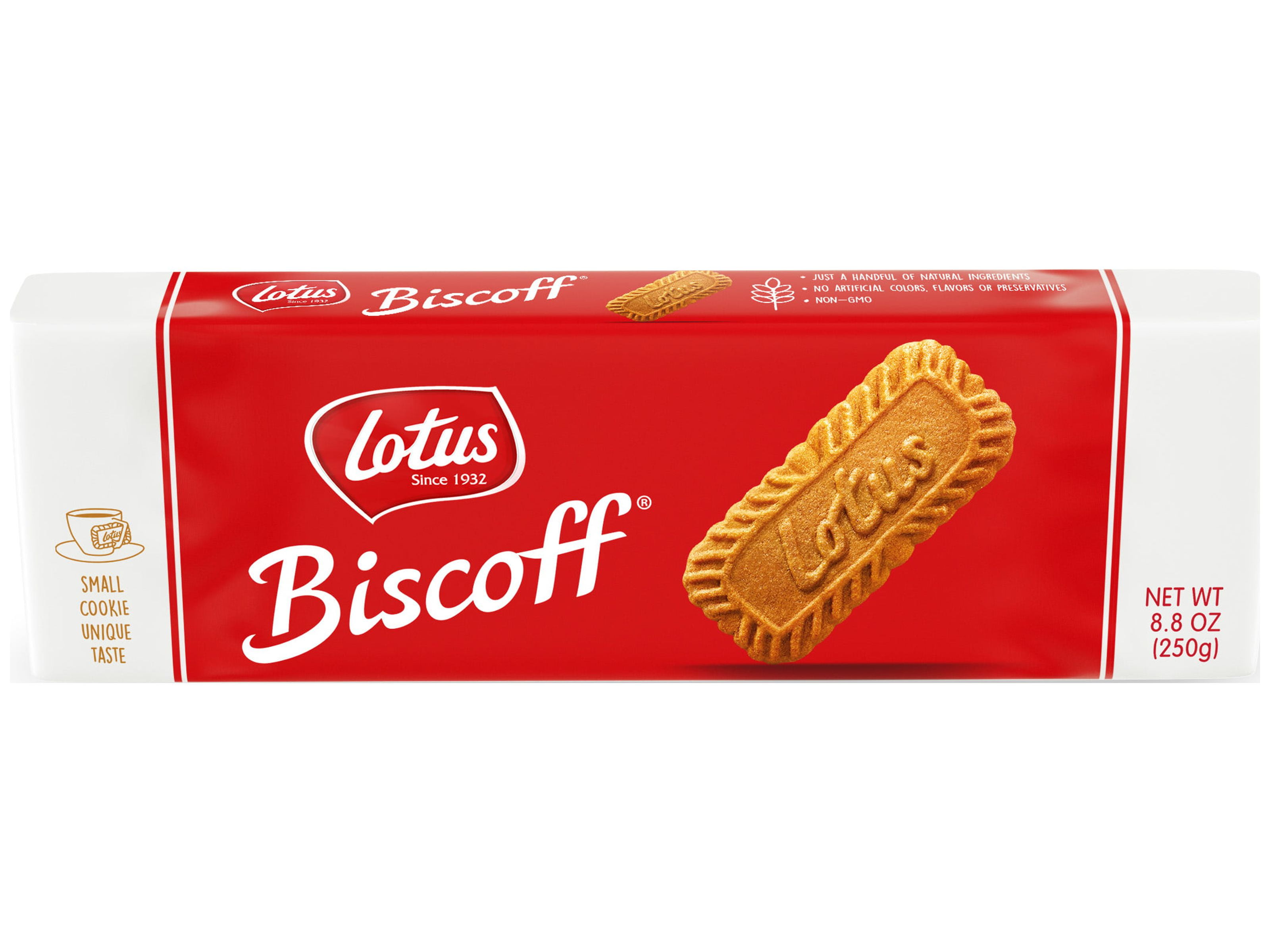 Lotus Biscoff Cookies, 8.8oz, 32 cookies per pack - Walmart.com