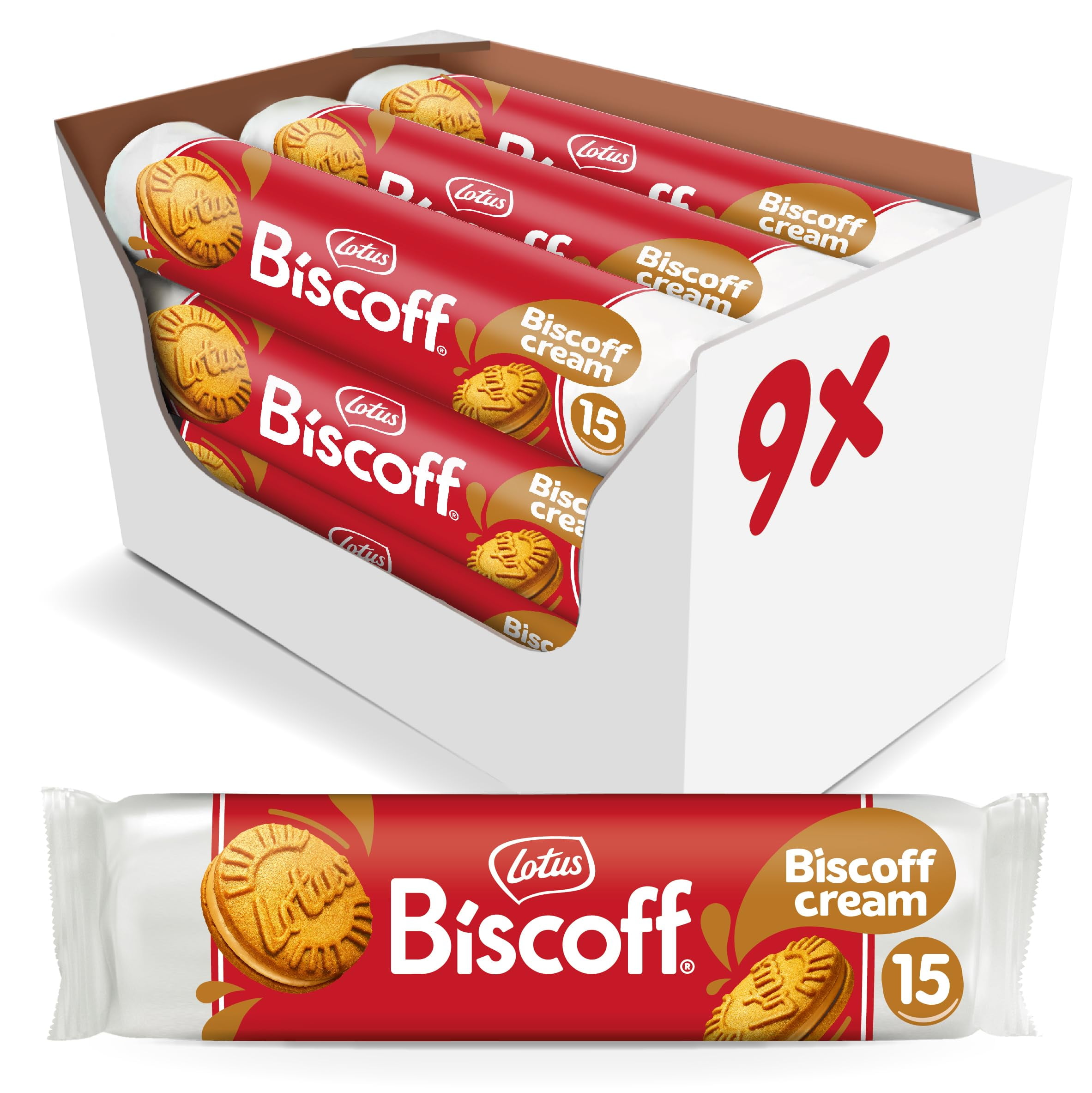 Lotus Biscoff Sandwich Cookies, Biscoff Cream, AIS1 15 Cookies per pack ...