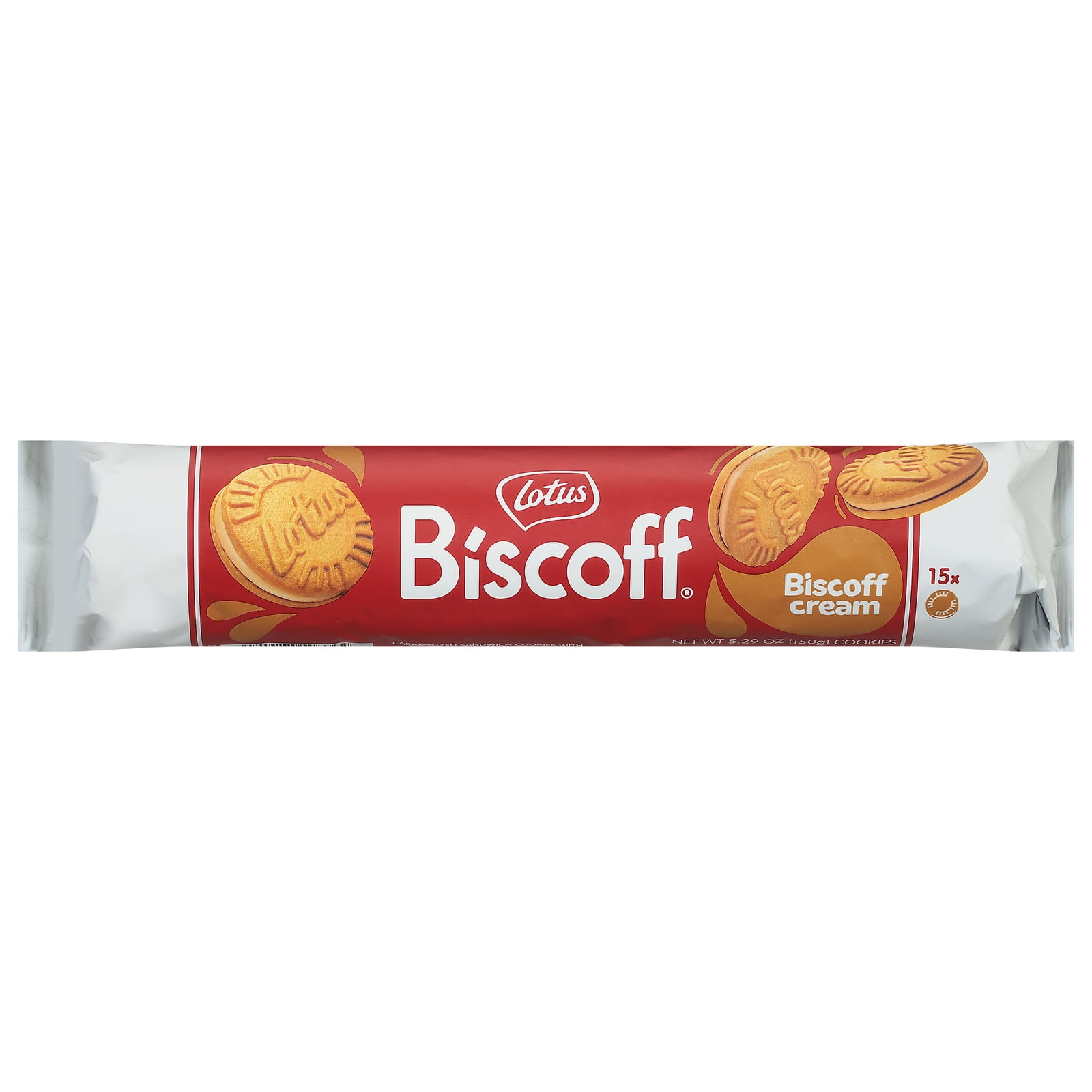 Biscoff Cookie Sandwich with Biscoff Cream Filling - 9 Cookies (5.29 oz ...
