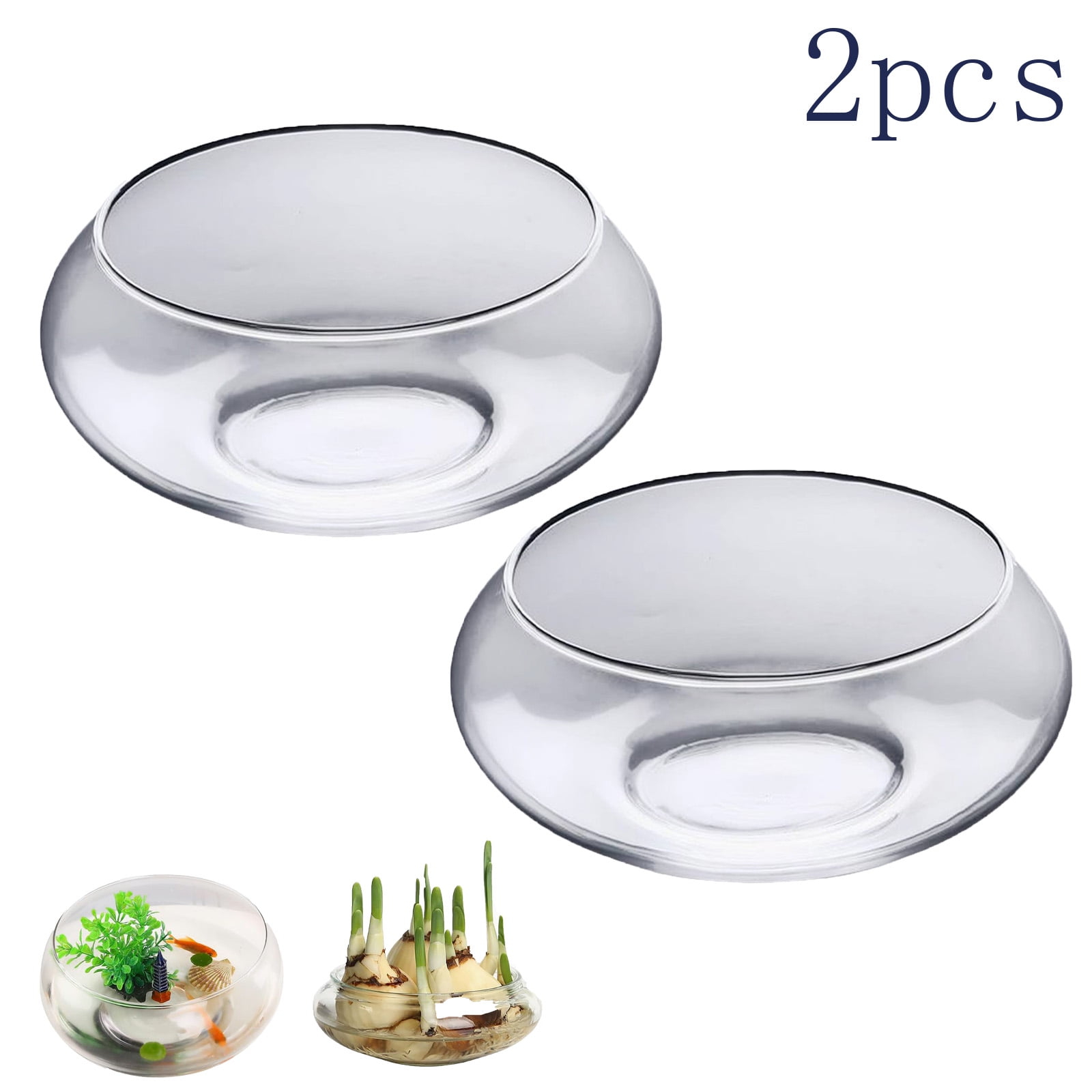 Lotus Bowl FlowerpotFishbowl Glass Bowl ，Transparent Fishbowl Vase ...