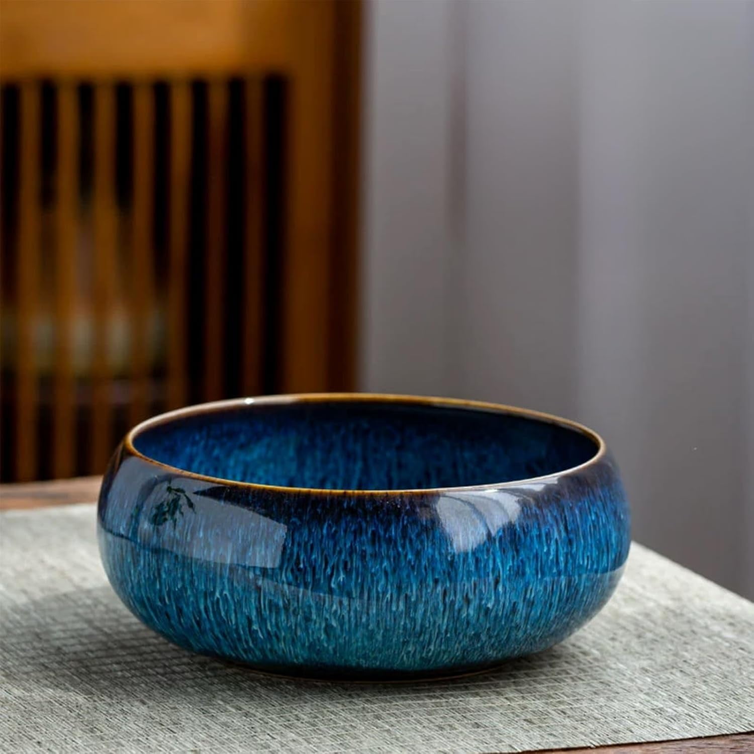 Lotus Bowl Planter, Ceramic Flower Bowls for Planting in Water Indoors ...