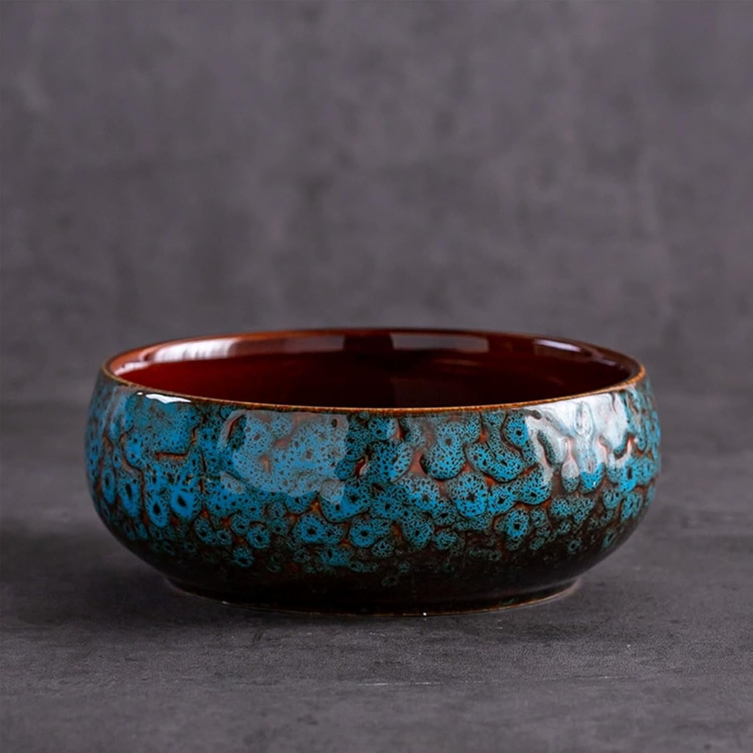 Lotus Bowl Planter, Ceramic Flower Bowls for Planting in Water Indoors ...