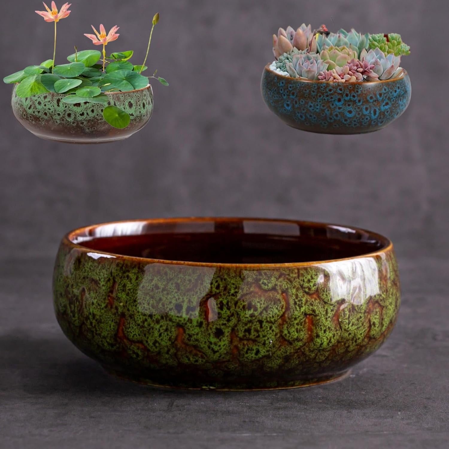 Lotus Bowl Planter, Ceramic Lotus Flower Bowl, Lotus Bowl, Lotus Bowls ...