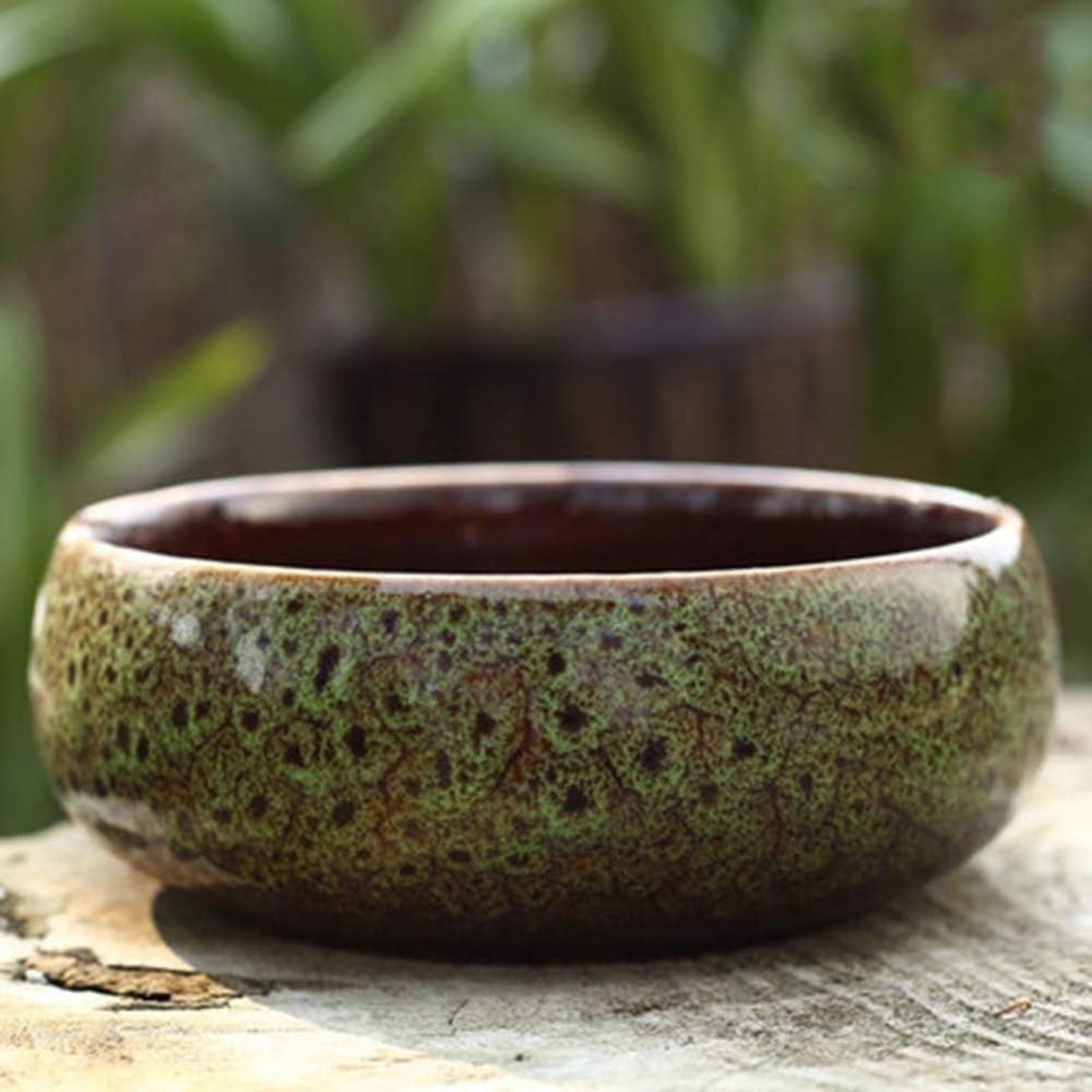 Lotus Bowl Planter - Ceramic Lotus Flower Bowl, Round Lotus Bowl, 6.5 ...
