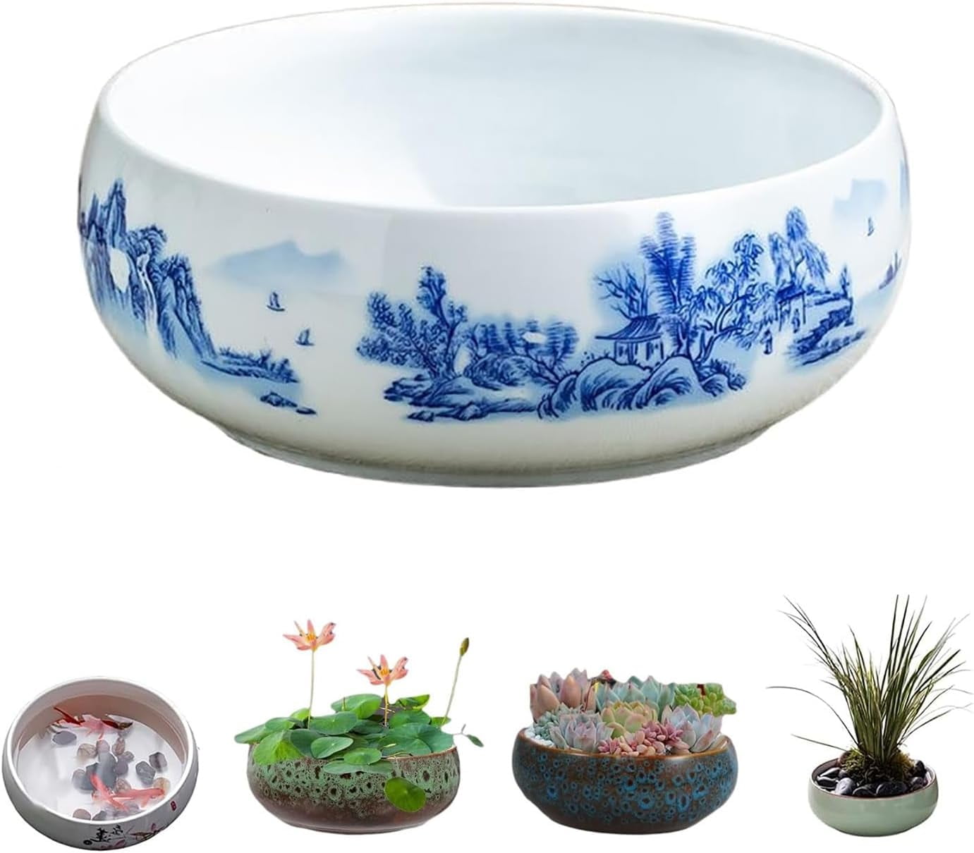 Lotus Bowl Planter, Lotus Bowls for Planting in Water Indoors, Bonsai ...