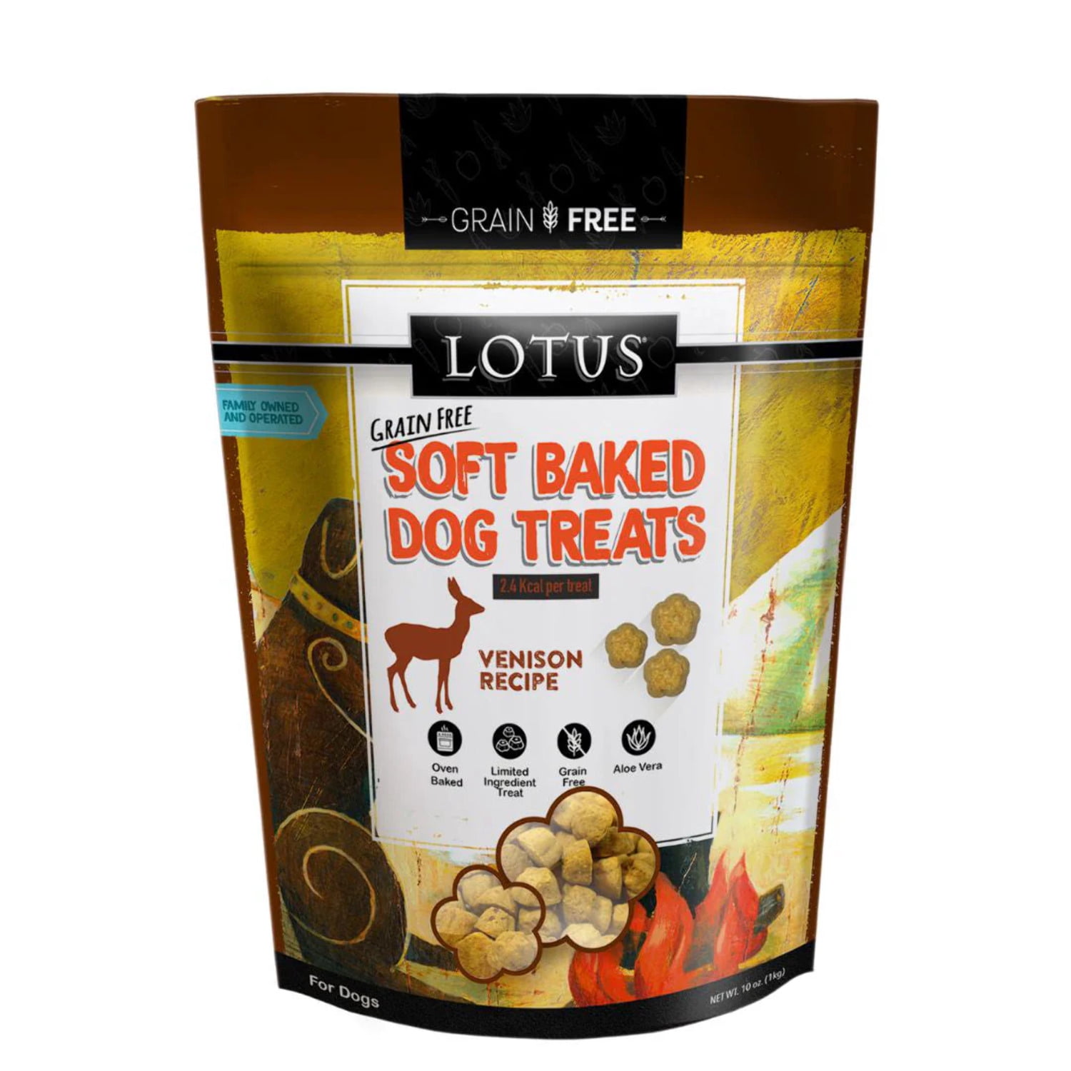 Lotus Dog Soft Baked Grain Free Venison 10oz. - Walmart.com