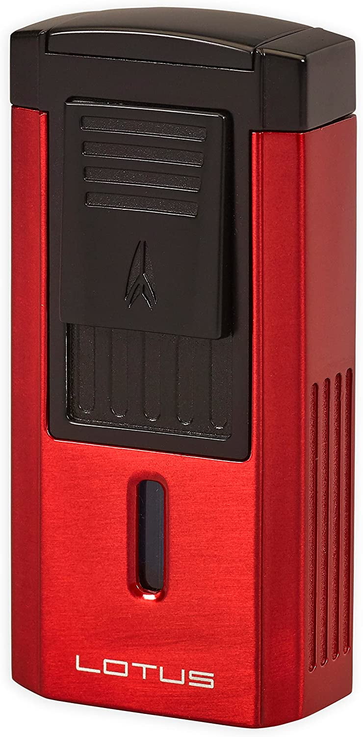 Lotus Duke V Cigar Lighter with Triple Pinpoint Wind-Resistant Torch ...