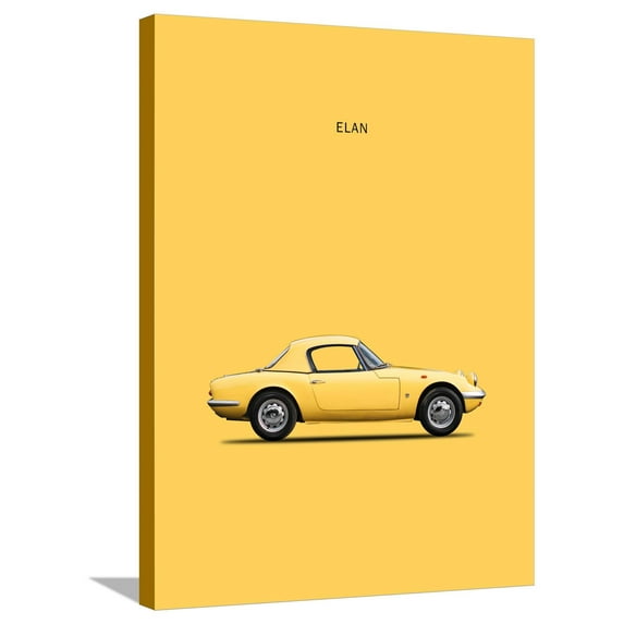 Art.com Lotus Elan 1965 Stretched Canvas Print Wall Art by Mark Rogan ...