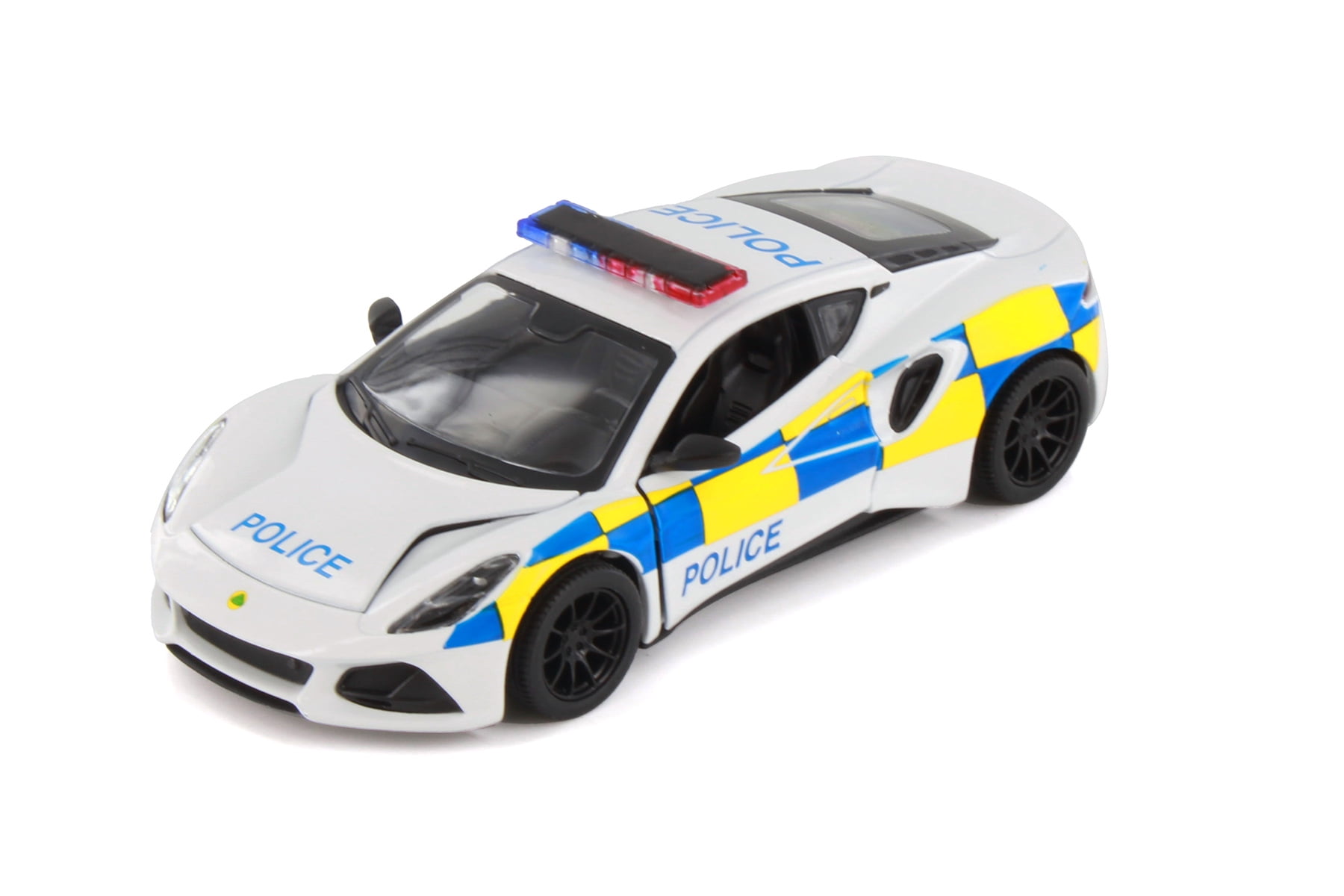 Lotus Emira Police Edition, White - Kinsmart 5441DP - 1/34 Scale ...