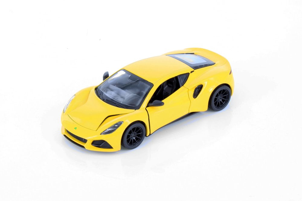 Lotus Emira, Yellow - Kinsmart 5441D - 1/34 Scale Diecast Model Car ...