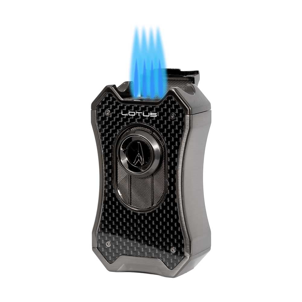 Lotus Emperor Quad Torch Table Lighter Black - Walmart.com