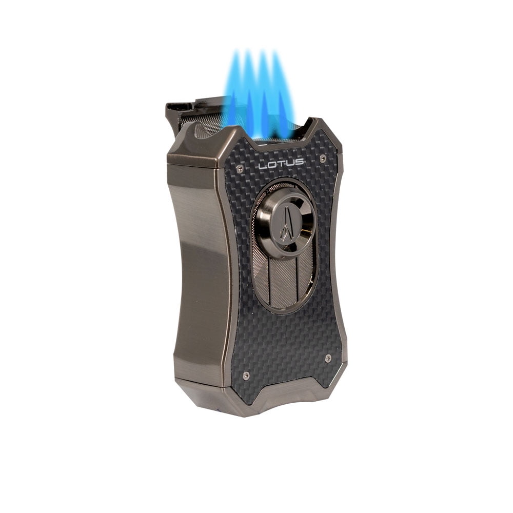 Lotus Emperor Quad Torch Table Lighter Gunmetal - Walmart.com