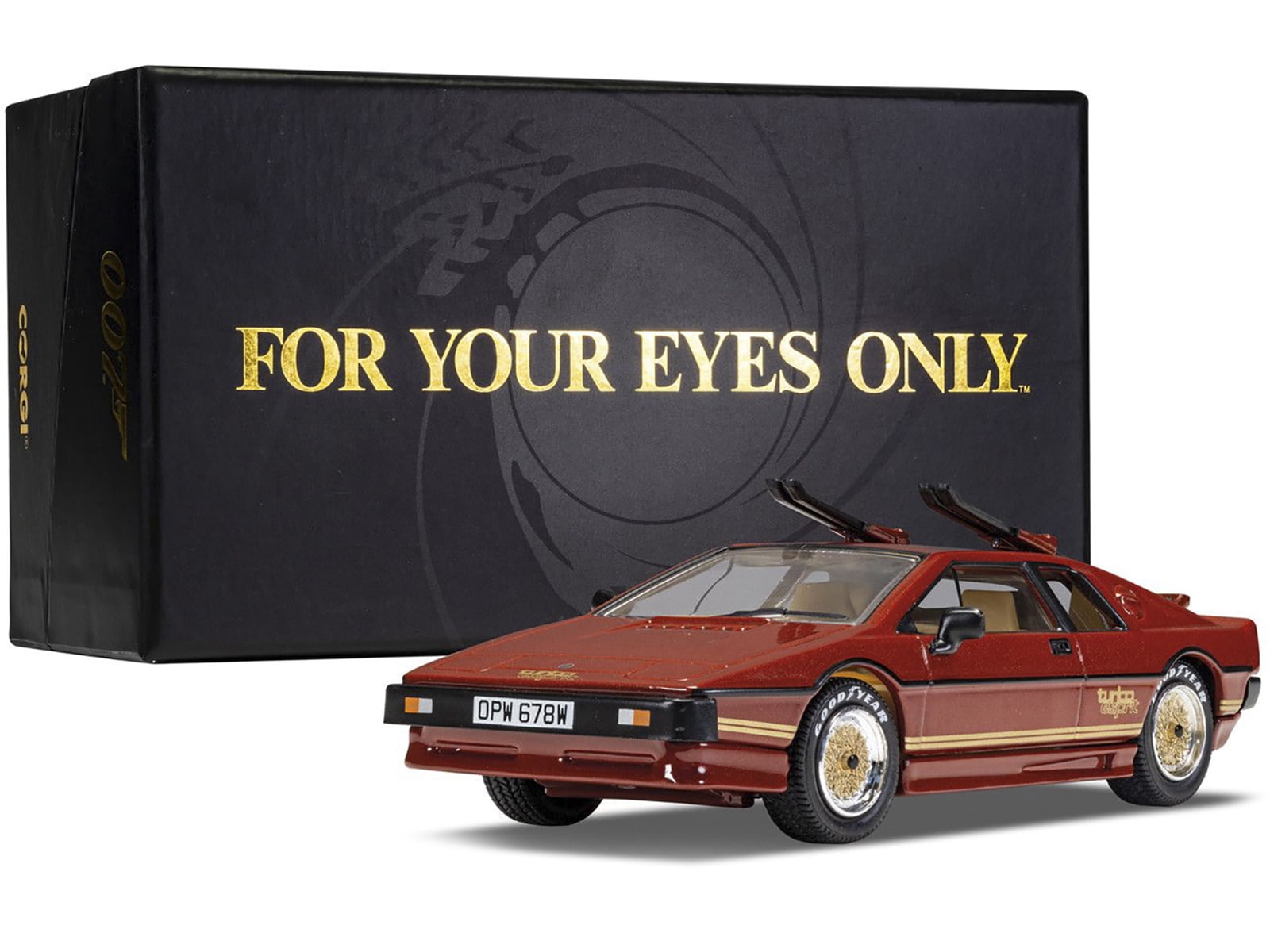 Lotus Esprit Turbo RHD (Right Hand Drive) Red Metallic James Bond 007 ...