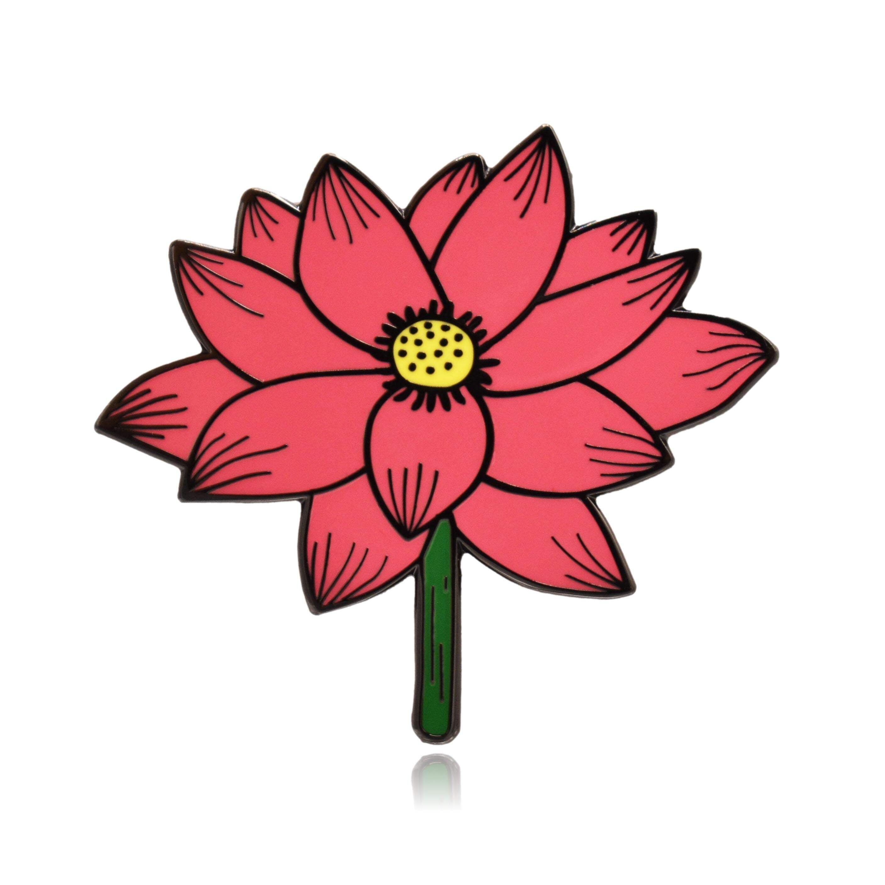 Lotus Flower Enamel Pin | Clayton Jewelry Labs - Walmart.com