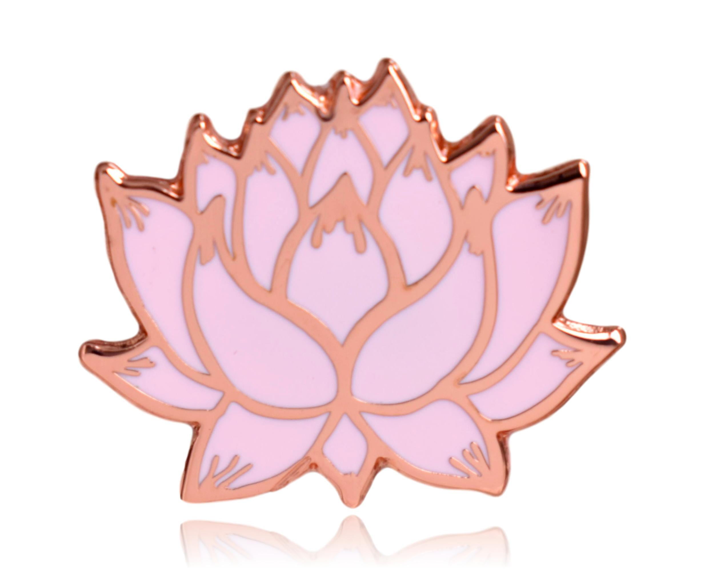Lotus Flower Enamel Pin | Clayton Jewelry Labs - Walmart.com