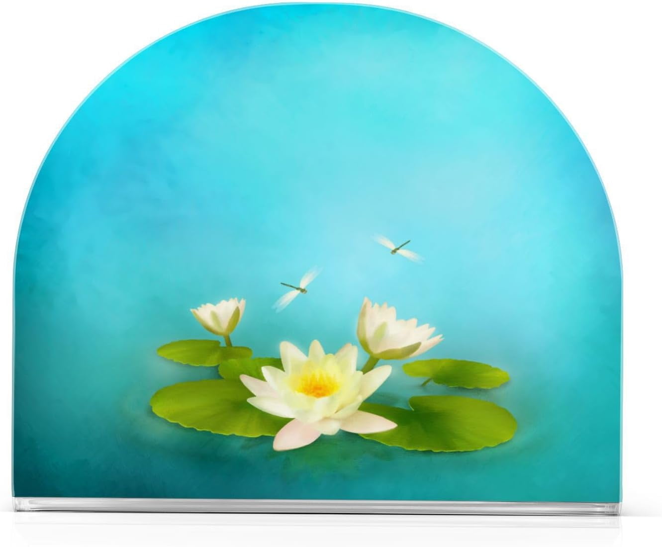 Lotus Flower Napkin Holder For Table Freestanding Tissue Dispenser ...