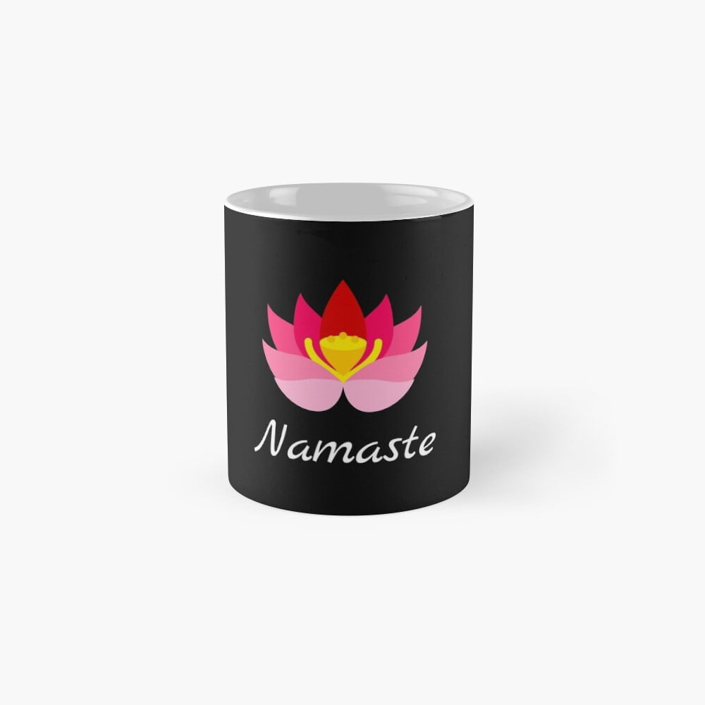 Lotus Flower Says Namaste Classic Mug - Walmart.com