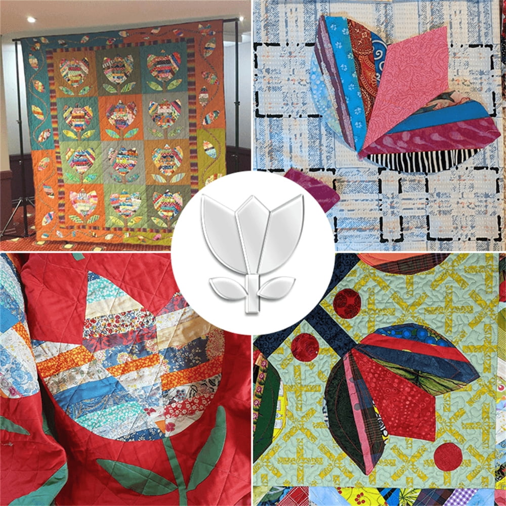 Lotus Flower Shape DIY Quilting Ruler Unique Cutting Pattern Template ...