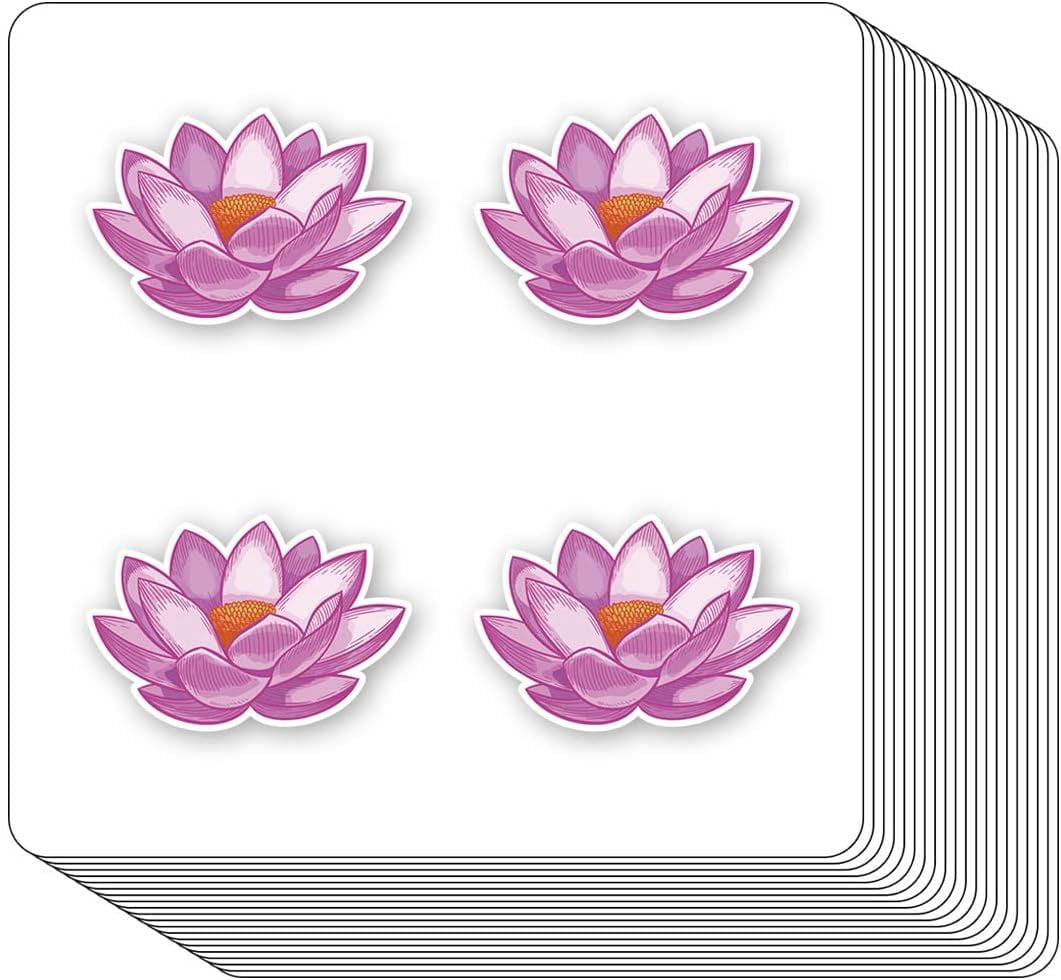 Lotus Flower Stickers 1in for Scrapbooking, Arts, Craft, Kids DIY ...