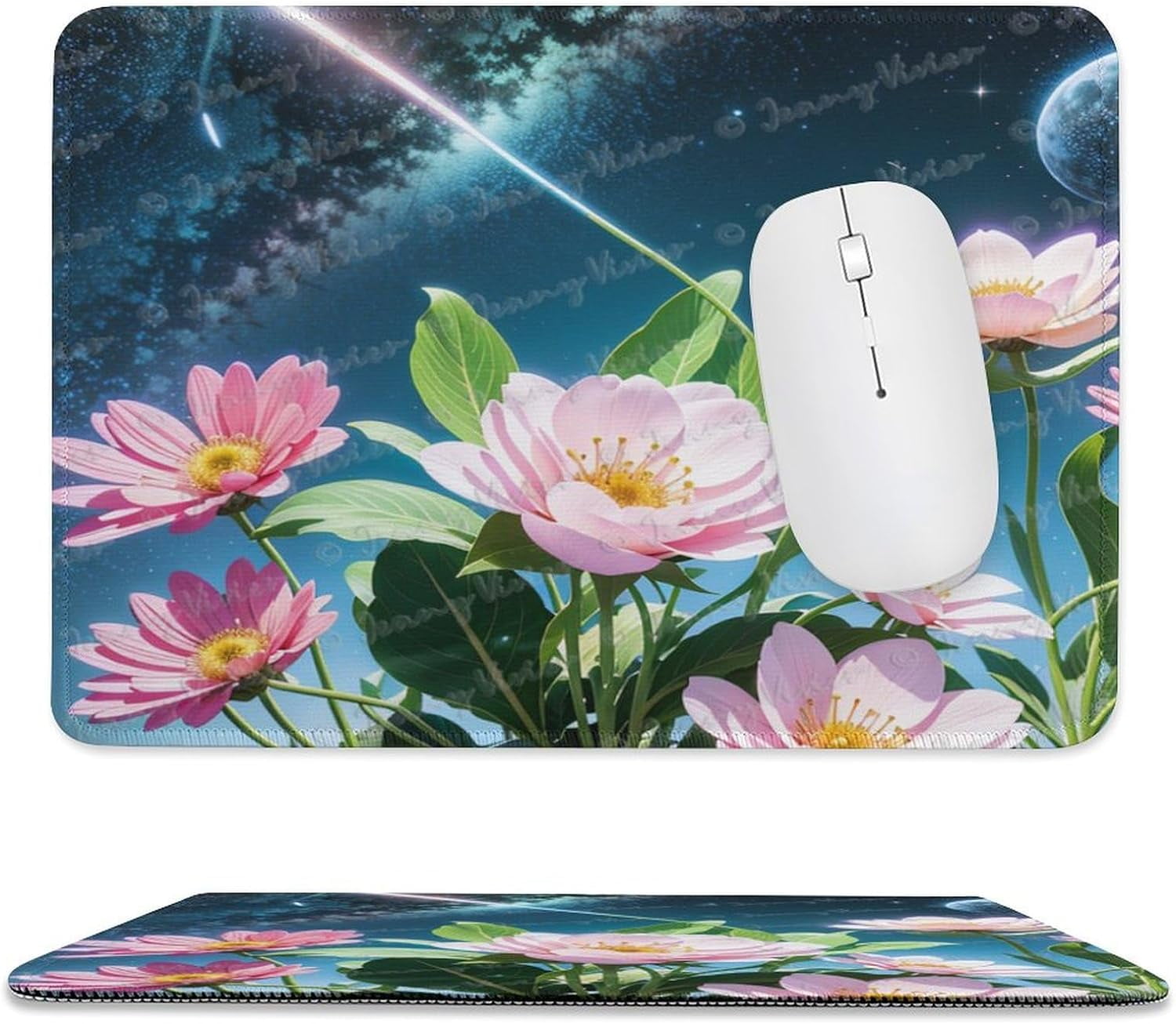 Lotus Flower Water Plant Mouse Pad, 8x10 inch, Non-Slip Rubber Mousepad ...