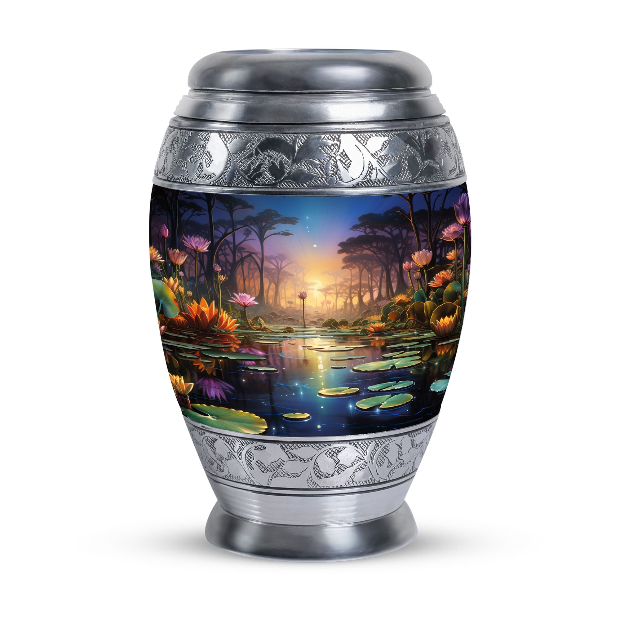 Lotus Flowers Urn for Ashes, Memorial Urn, Cremation Urn Human Ashes ...