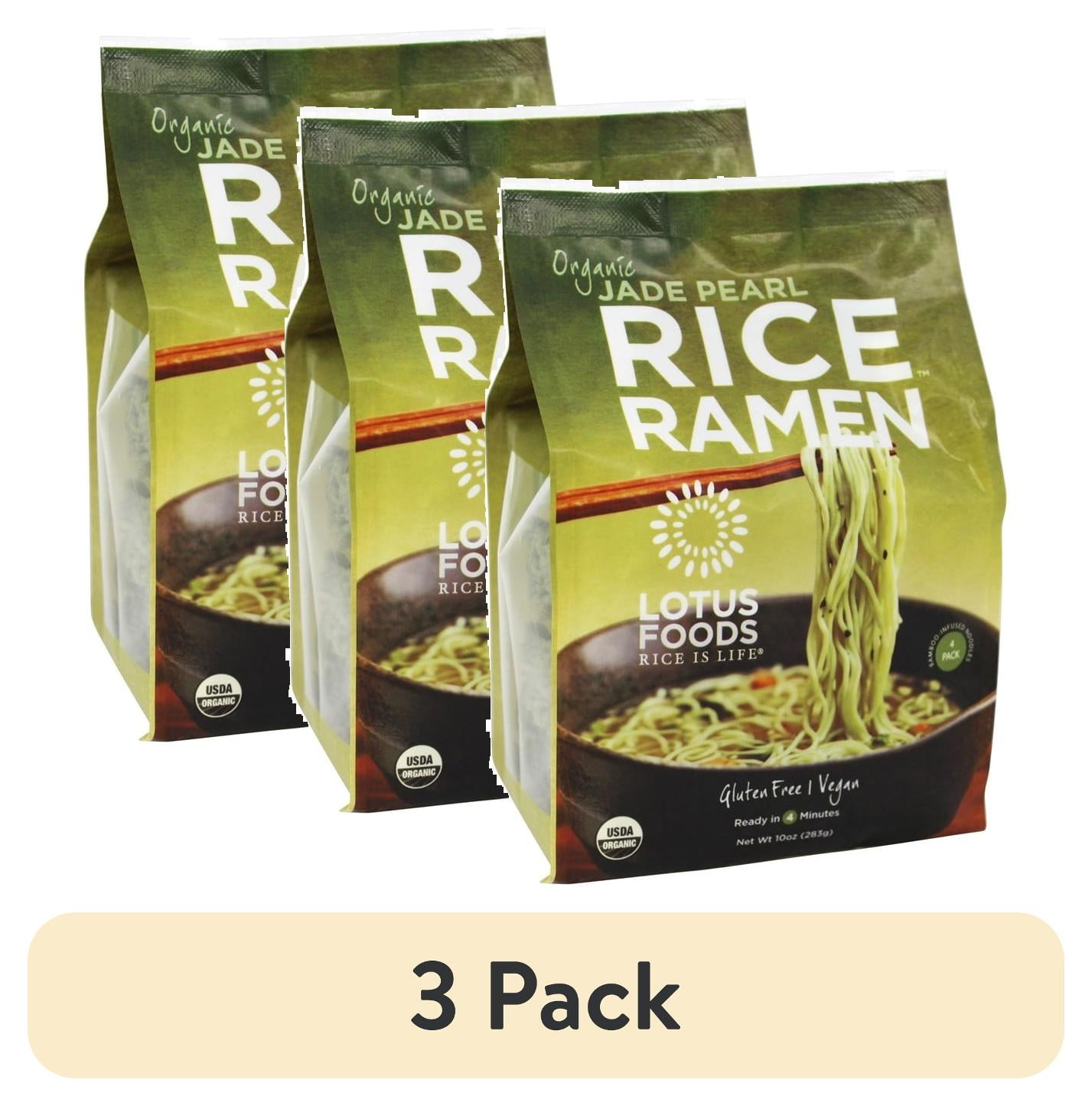 (3 pack) Lotus Foods Jade Pearl Rice Ramen, 10 Oz - Walmart.com