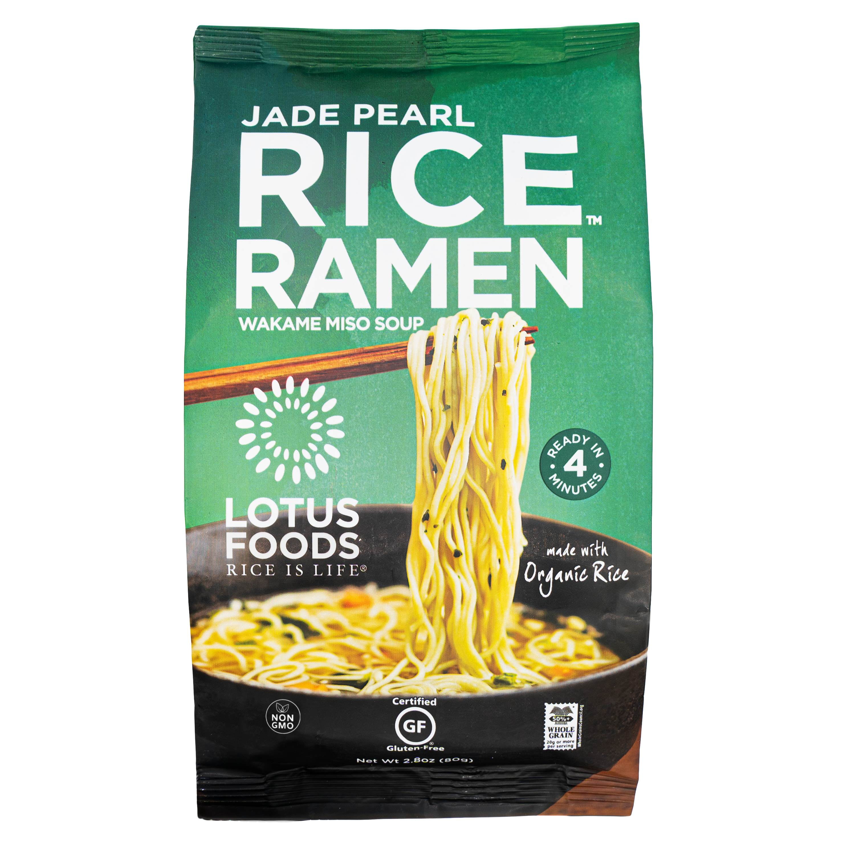 Lotus Foods Instant Jade Pearl Rice Ramen With Miso Soup, Japanese ...