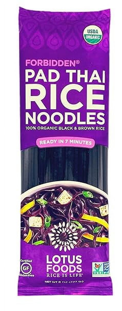 Lotus Foods Organic Brown Pad Thai Rice Noodles - Gluten Free - 8 oz ...