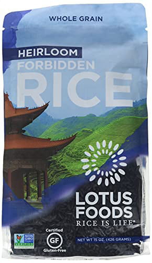 Lotus Foods, Organic Forbidden Rice, 15oz - Walmart.com