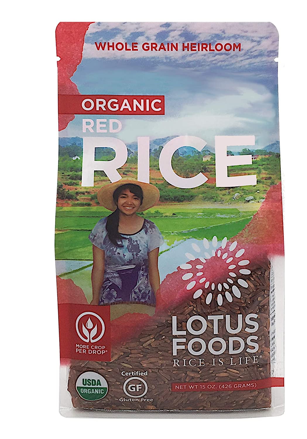 Lotus Foods Organic Red Rice 15 oz Pack of 3 - Walmart.com