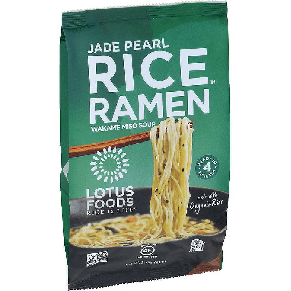 Lotus Foods Organic Rice Ramen Noodles Jade Pearl 10 oz - Walmart.com