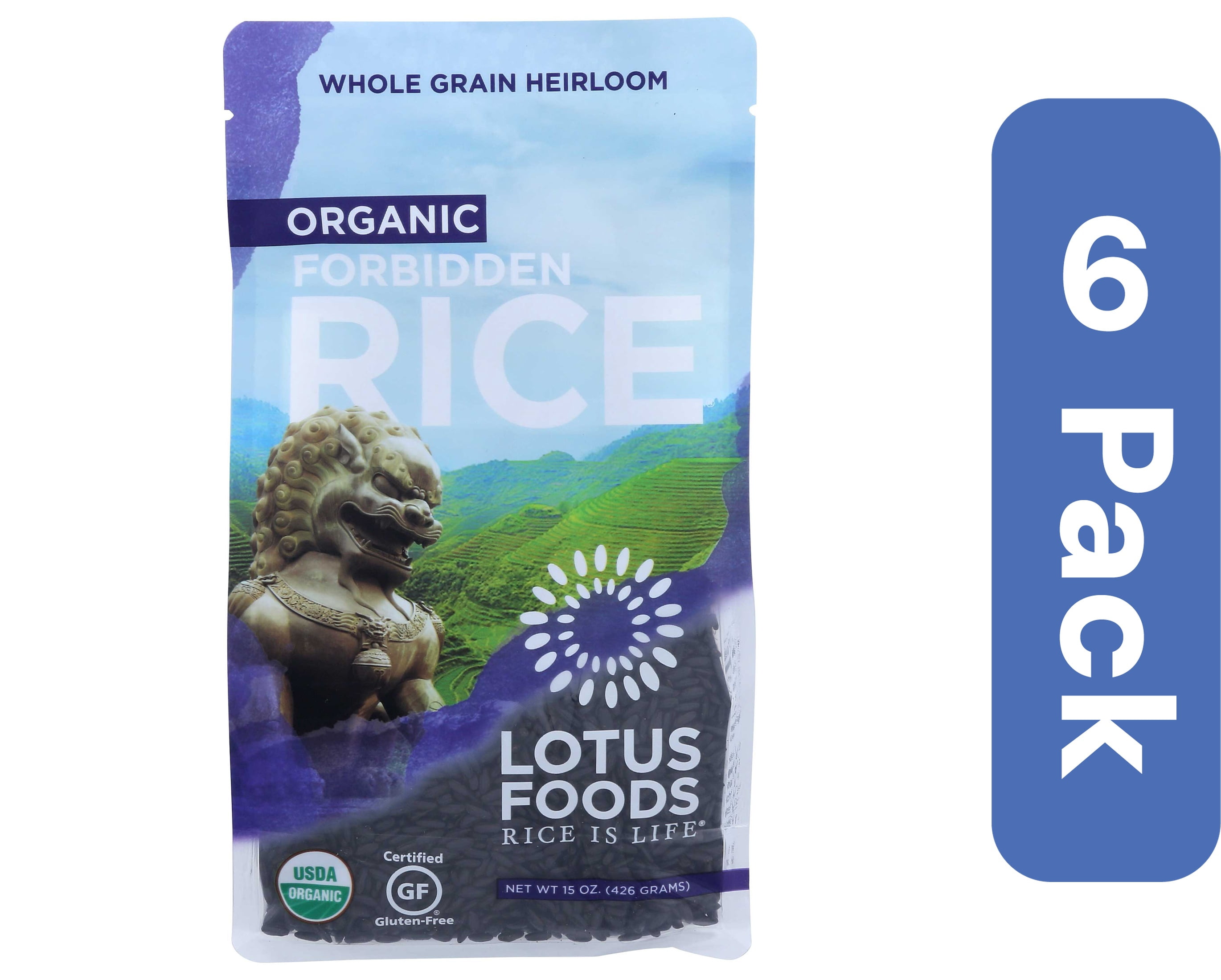 Lotus Foods Rice, Forbidden, 15-Ounce (Pack of 6) - Walmart.com