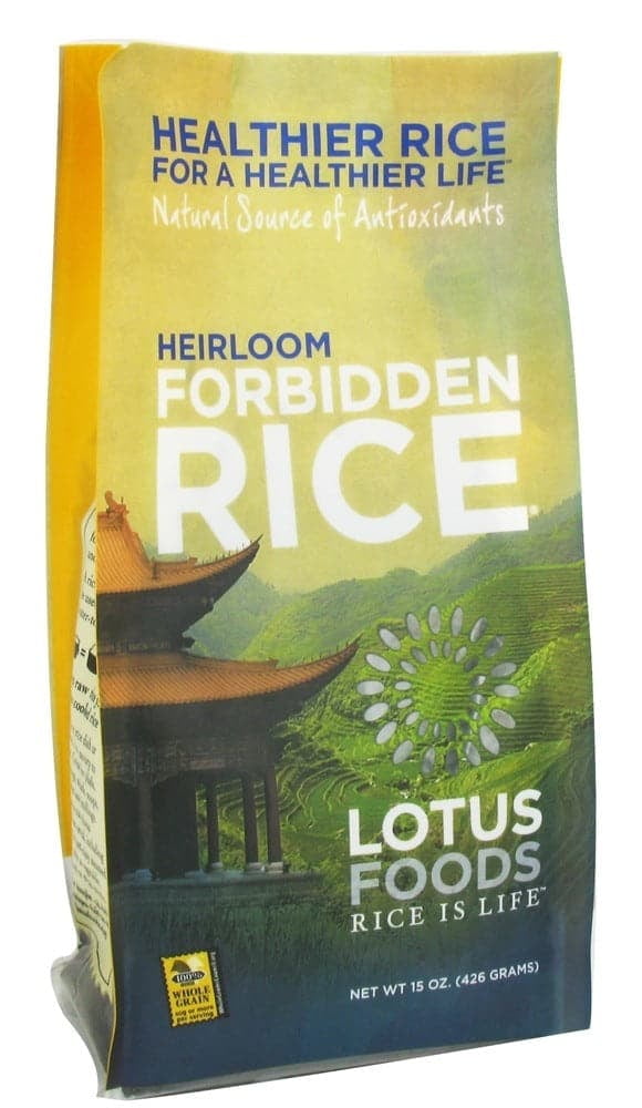 Lotus Foods Rice Forbidden Heirloom 15 Oz | Pack of 6 - Walmart.com