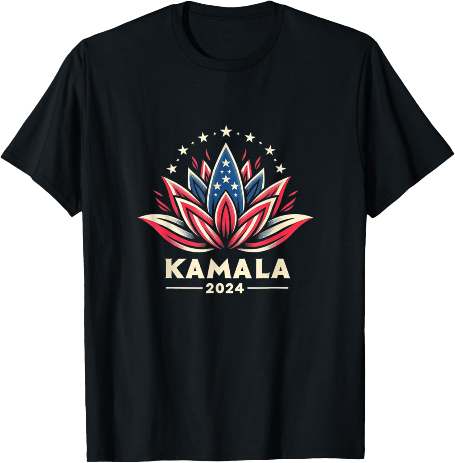 Lotus For POTUS 2024 Madam Kamala For President Harris T-Shirt ...