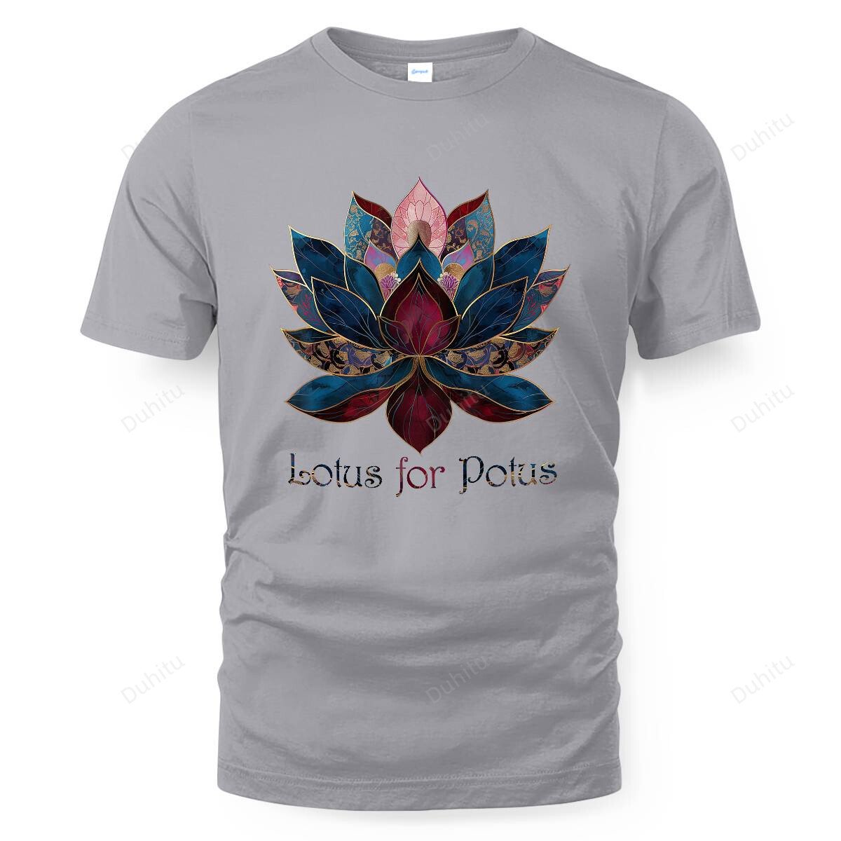 Lotus For Potus Kamala Harris 2024 Madam President Election Hoodie ...