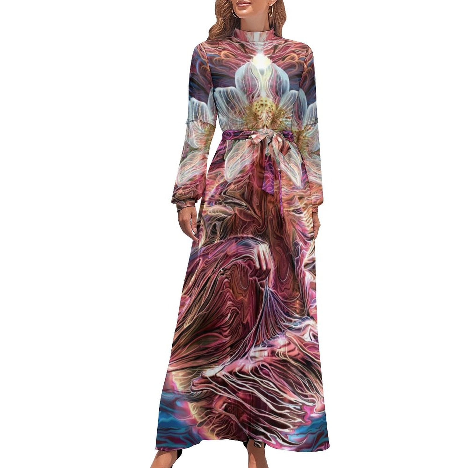 Lotus Guidance Long Dress women's luxury party dress elegant chic ...