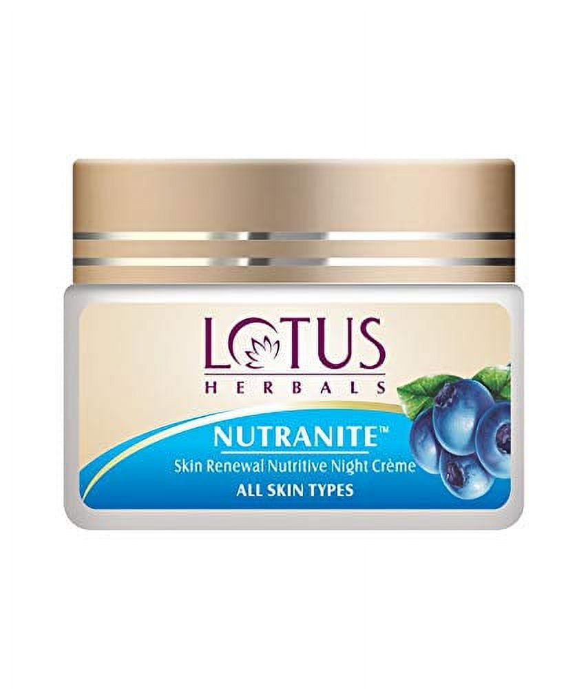 Lotus Herbal Nutranite Skin Renewal Nutritive Night Cream | 50g ...