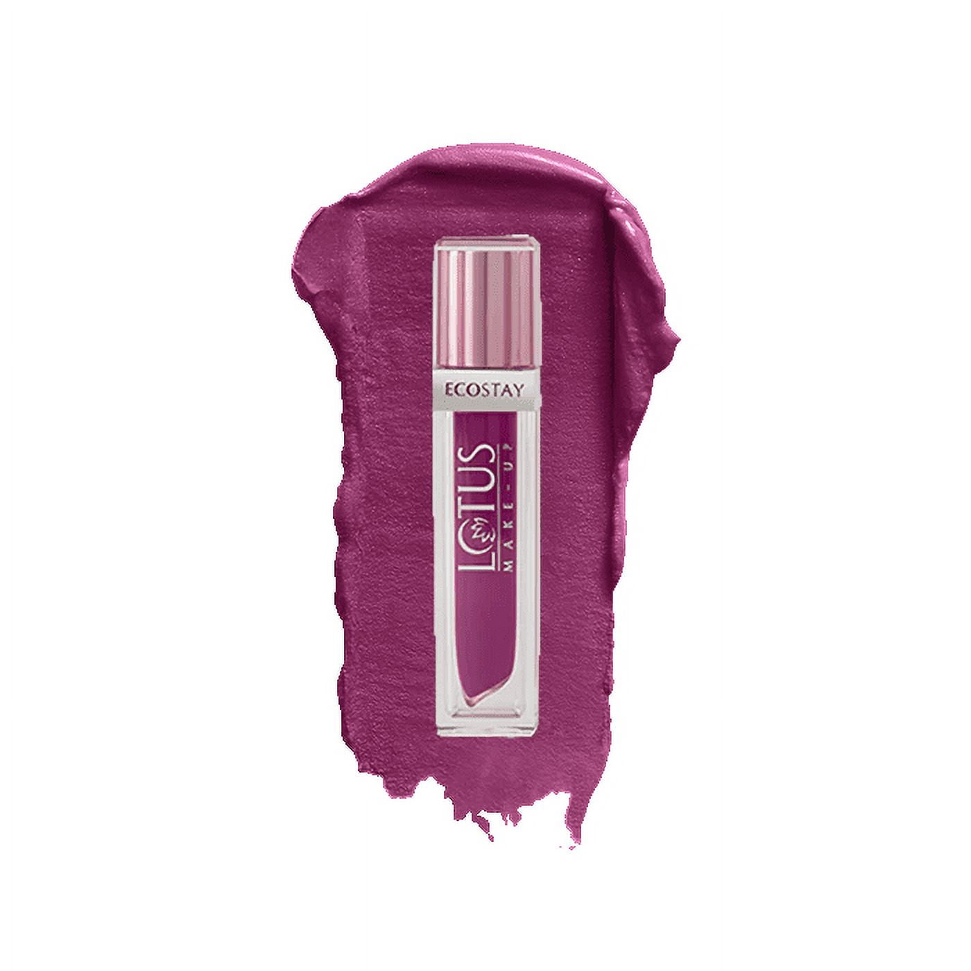 Lotus Herbals Ecostay Matte Lip Lacquer, Very Berry - Walmart.com